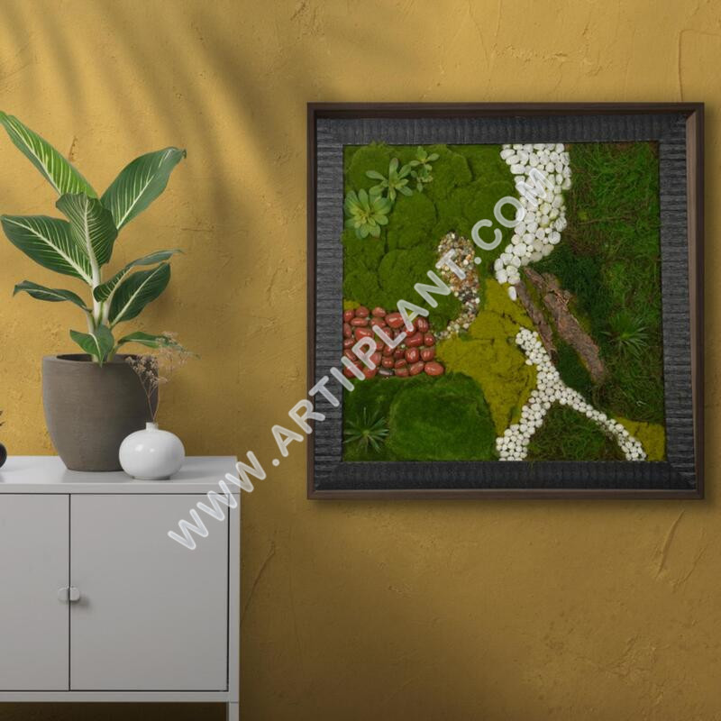 Artiiplant - Wooden frame design for wall